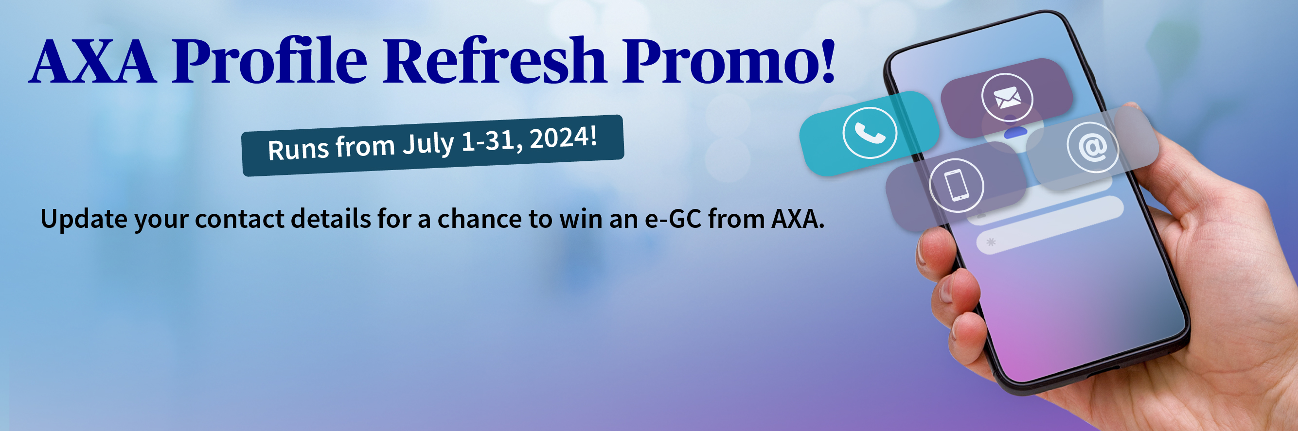 AXA Profile Refresh Promo! | AXA Philippines