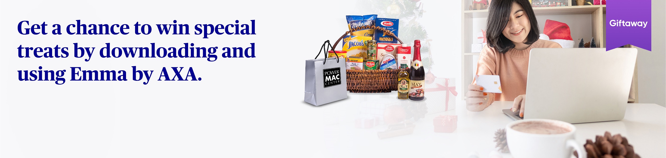 Register and Enroll Debit/Credit Card on Emma and Win | AXA Philippines