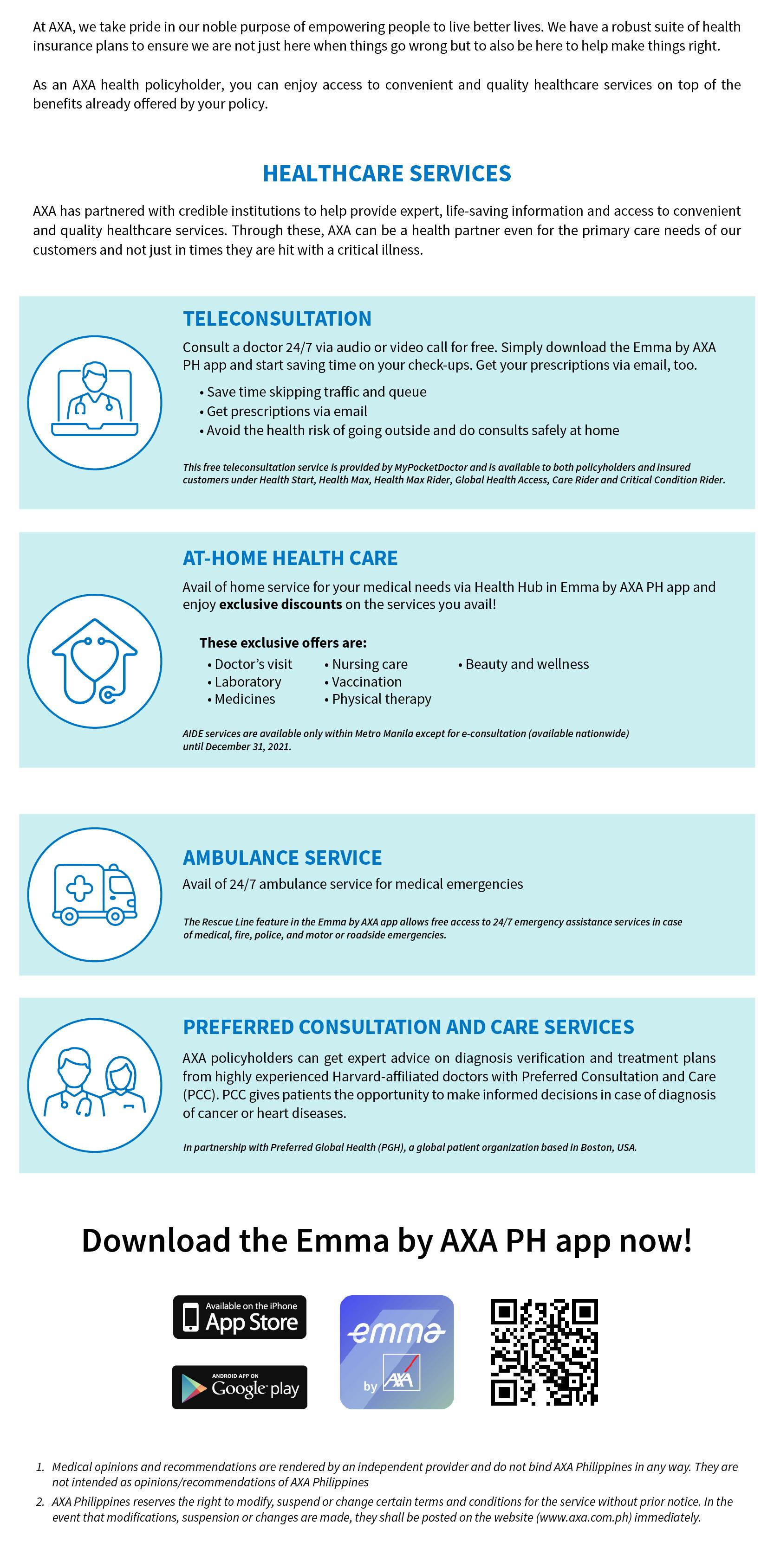 AXA as a health partner | AXA Philippines