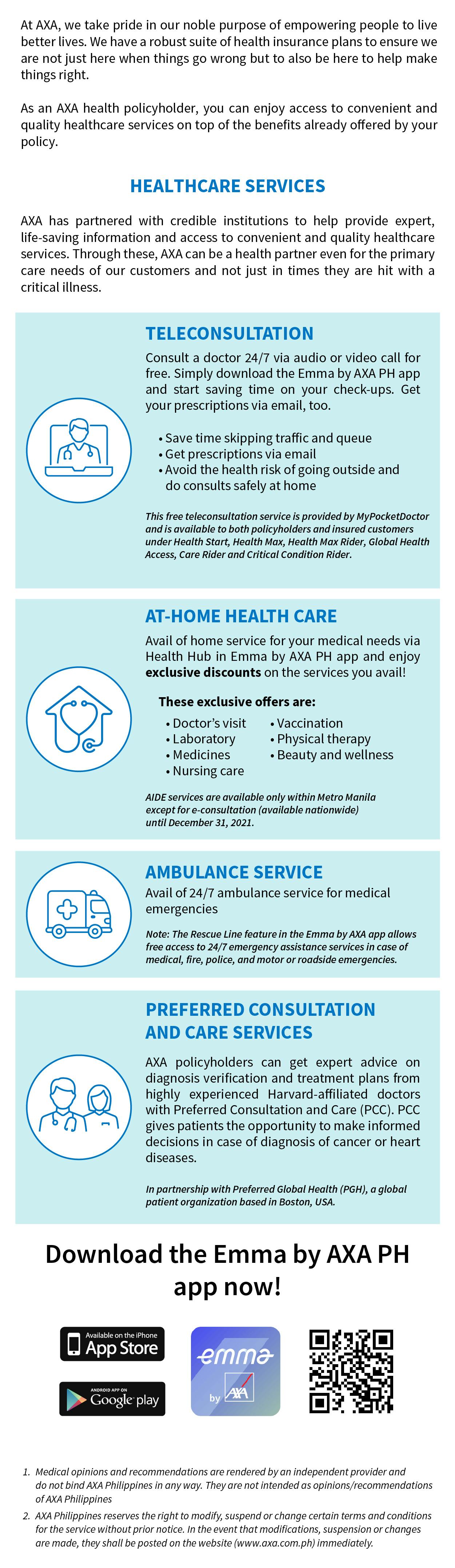 AXA as a health partner | AXA Philippines