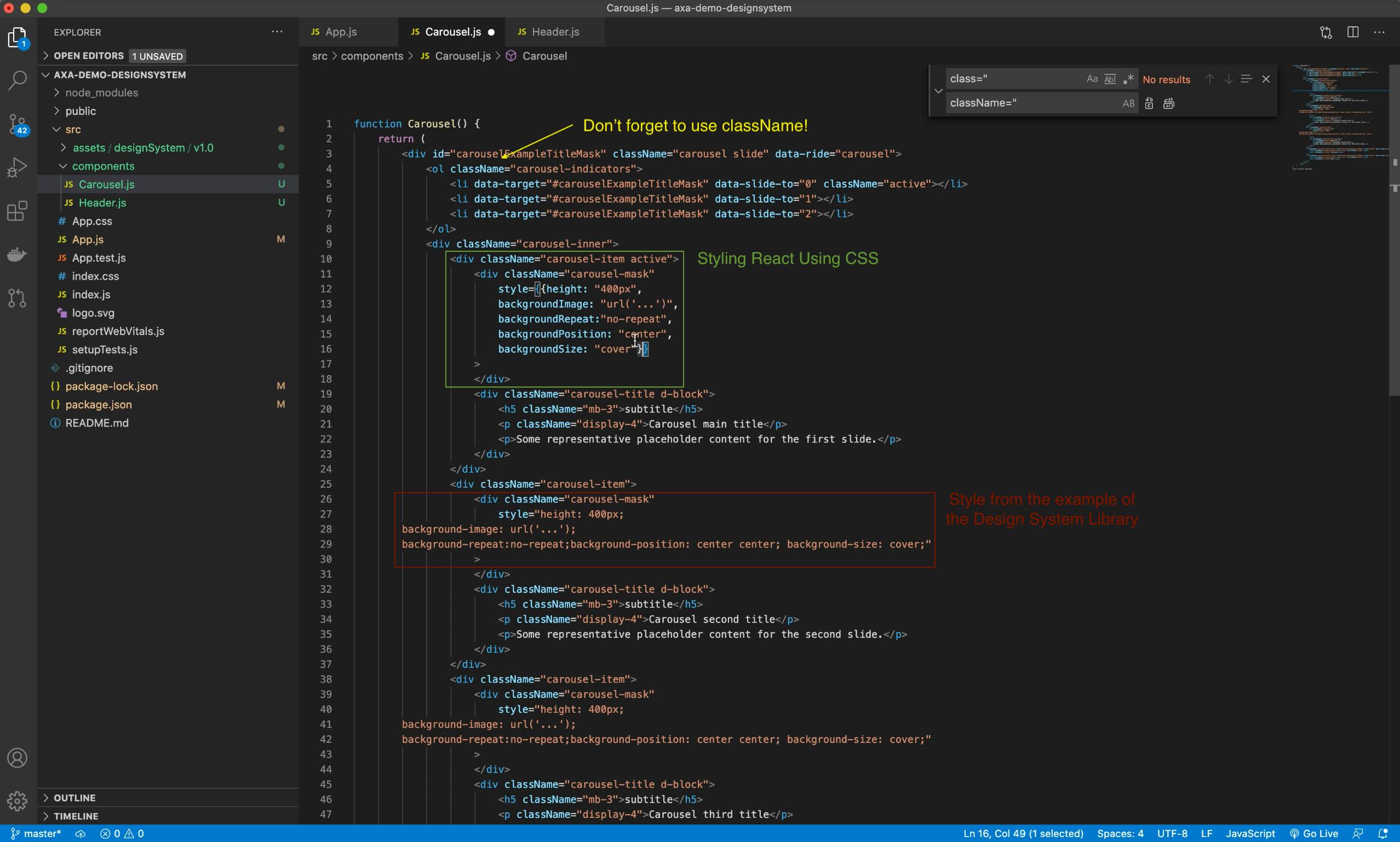 AXA Design System Website