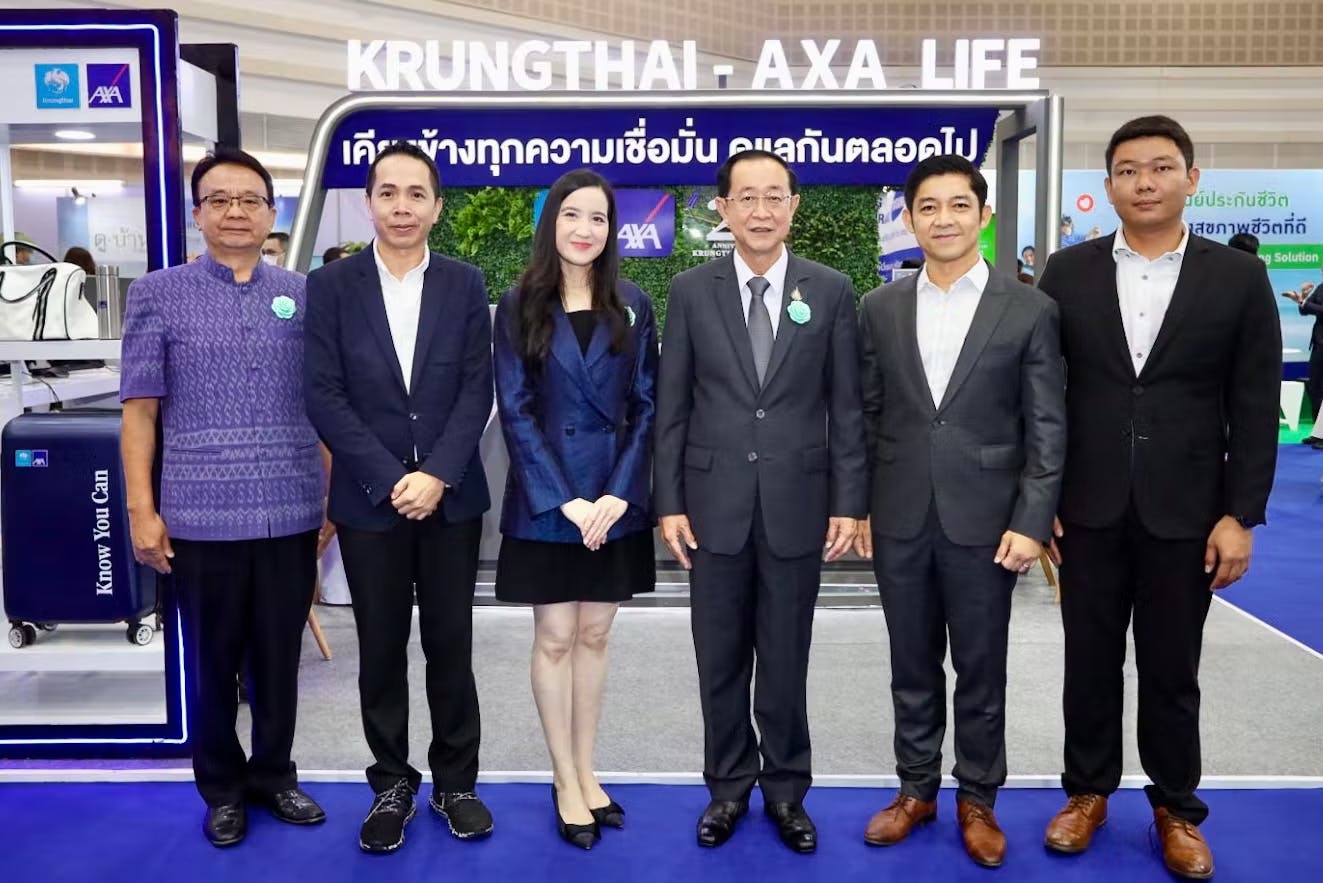 Krungthai-AXA booth at the 17th Money Expo Chiangmai