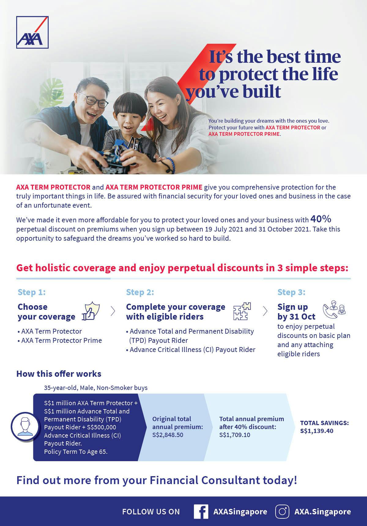 PROMO ENDED - AXA Extra Term Protector Premium Discount Campaign ...