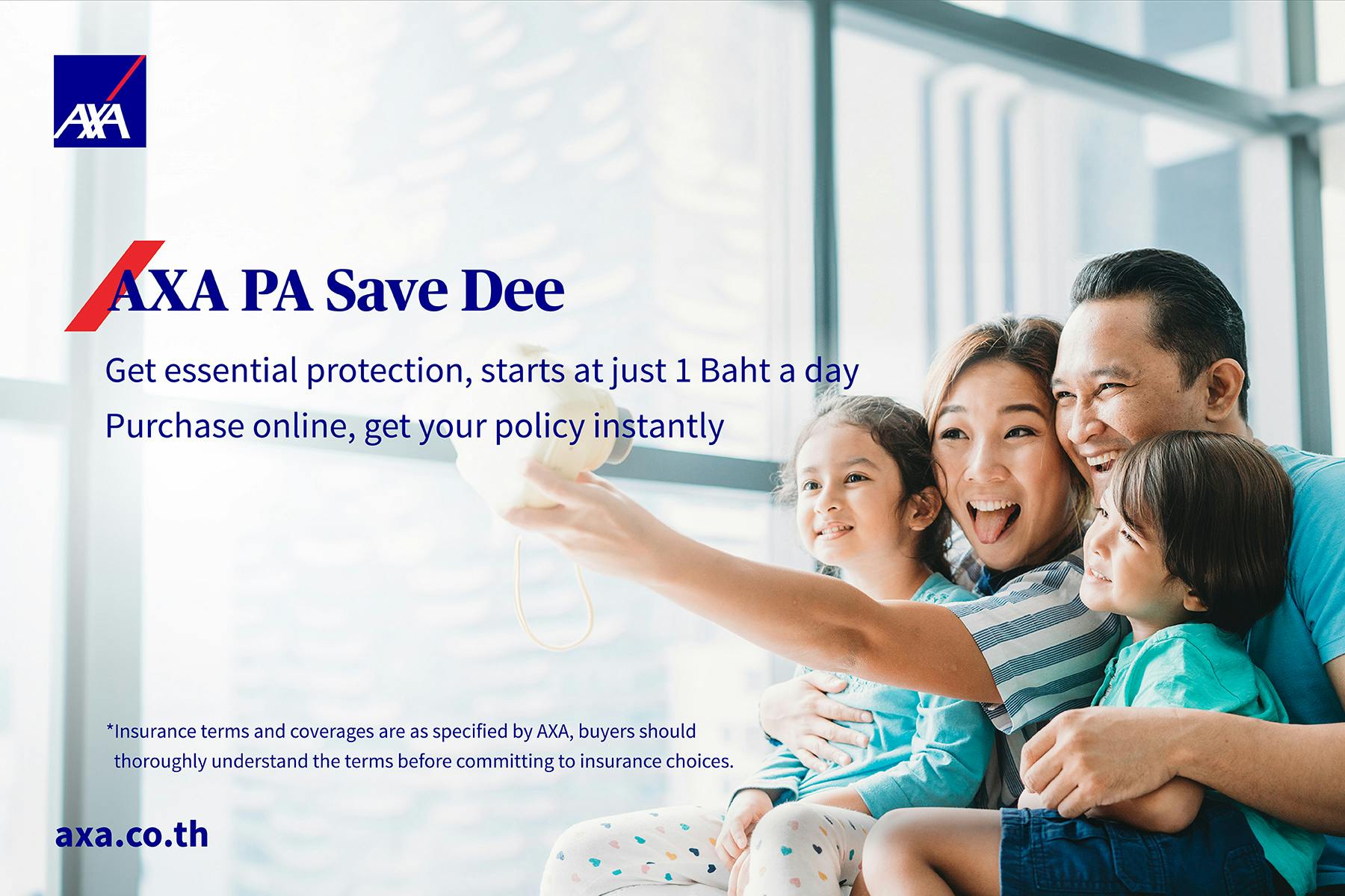 AXA PA Save Dee Safeguards Your Family's Futu... :: AXA Thailand