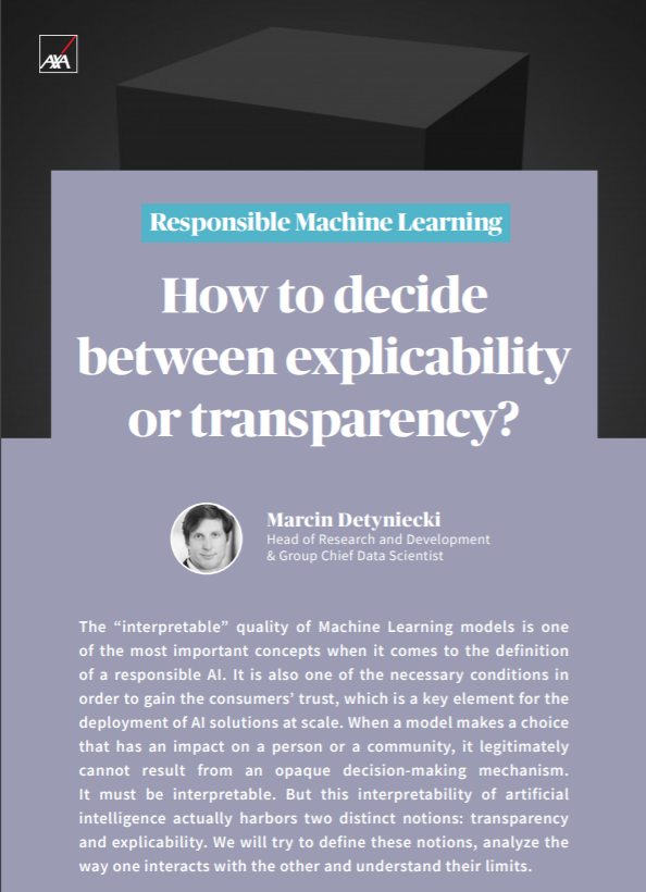 Responsible Machine Learning: How to Decide Between Explicability or ...