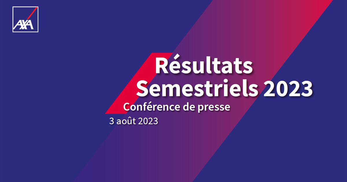 Résultats semestriels 2023 | AXA