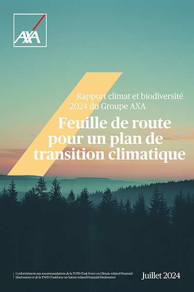 Rapport Climat et Biodiversité 2024, Feuille de route pour un plan de transition climatique | AXA